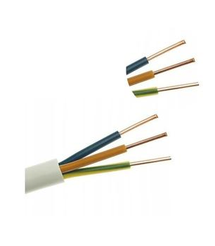 PRZEWÓD OKRĄGŁY YDY 3X1.5 750V BIAŁY - Arena.pl