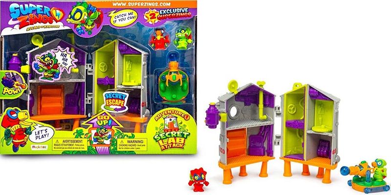 Magic Box Super Zings seria 3 Sekretne Laboratorium +2 figurki ...