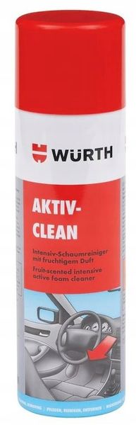 WURTH AKTIV CLEAN AKTYWNA PIANKA CZYSZCZĄCA DO WNĘTRZA SAMOCHODU 500ML ...