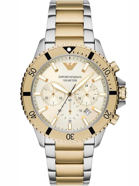 ZEGAREK MĘSKI EMPORIO ARMANI AR11606 Two-Tone Chronograph + BOX - Arena.pl