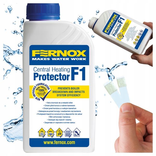 Kup FERNOX Inhibitor rdzy F1 Protector 500ml + 2x Tester analiza ...