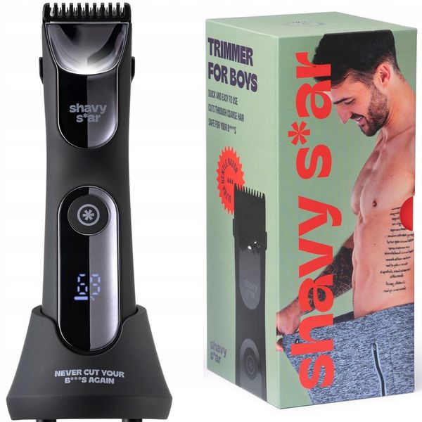 Maszynka Trymer do Golenia Miejsc Intymnych Golarka do Ciała Shavy Star - Arena.pl