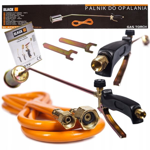 PALNIK GAZOWY DEKARSKI DO PAPY 85CM DYSZA 60MM BLACKTOOLS - Arena.pl