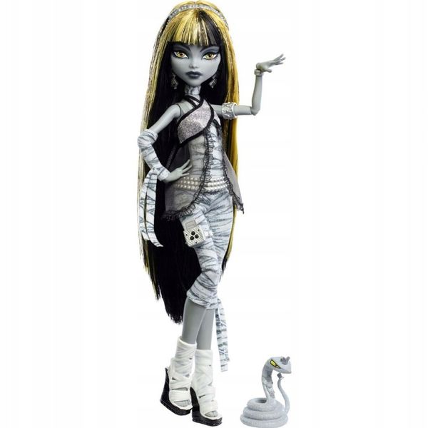 Kup LALKA MONSTER HIGH REEL DRAMA Cleo De Nile+ wąż Hissette na arena ...