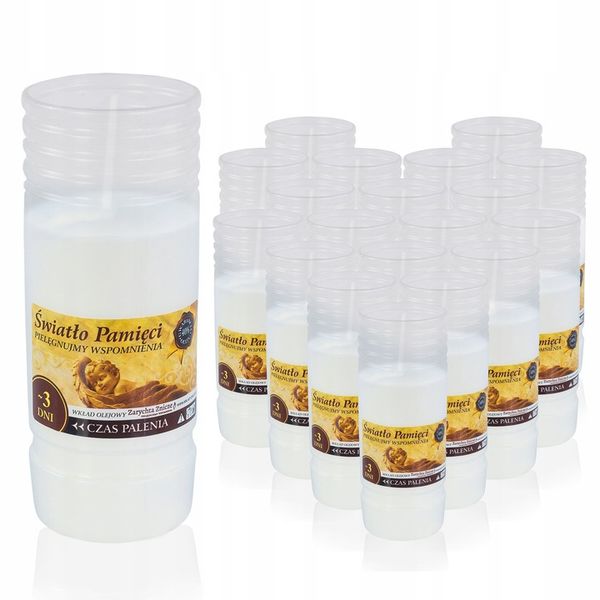 WKŁADY DO ZNICZY OLEJOWE WYDŁUŻONY CZAS PALENIA DO 3 DNI 48-72H ...