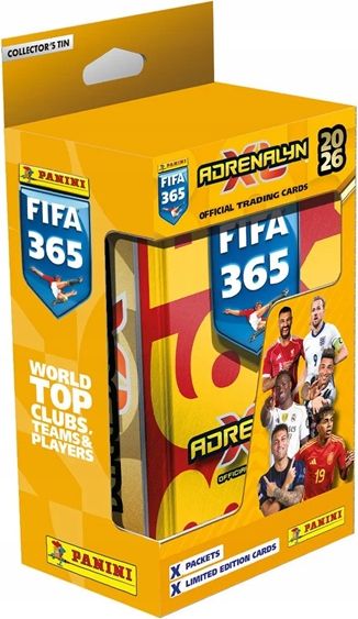 Kup PANINI FIFA 365 Adrenalyn XL 2026 DUŻA PUSZKA KOLEKCJONERA 8 ...