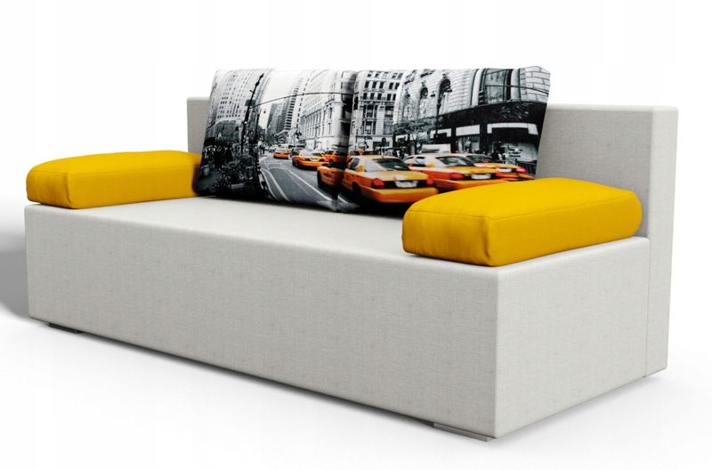 Sofa młodzieżowa MATI rozkładana z pojemnikiem - Arena.pl