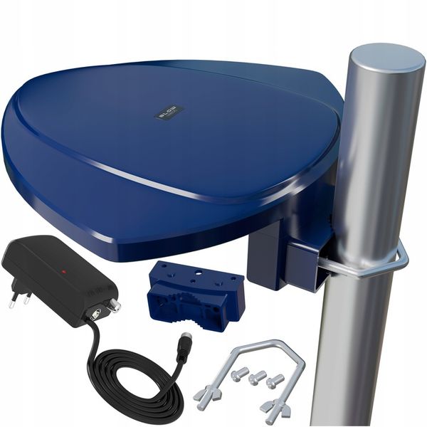 Kup ANTENA ZEWNĘTRZNA AKTYWNA DVB-T2 FULL HD TV 4K 8K FILTR GSM UHF na ...