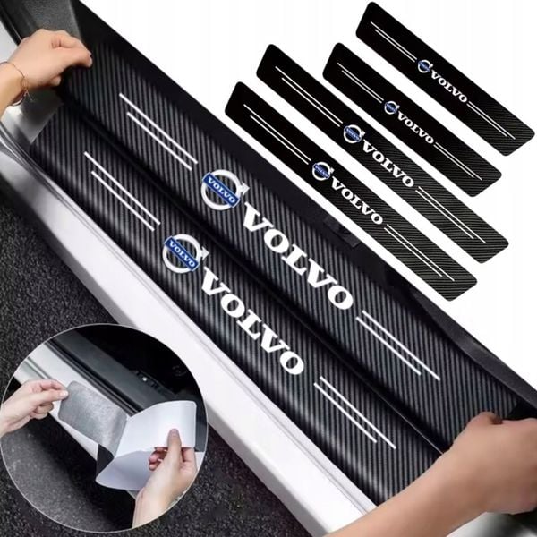 Naklejki Ochronne Na Progi folia ochronna karbon do VOLVO progi Logo ...