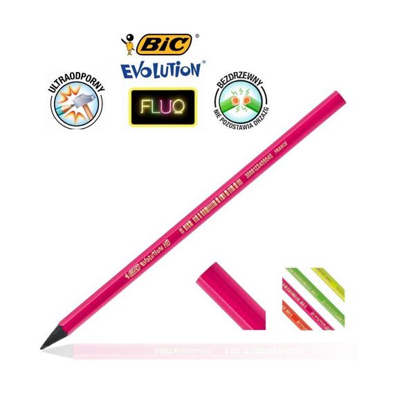 OŁÓWEK BIC EVOLUTION HB FLUO - Arena.pl