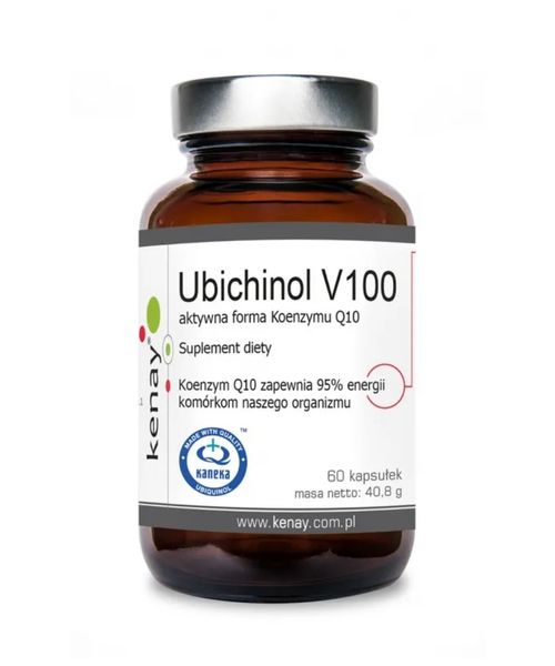 Ubichinol Koenzym Q10 V100 100mg 60 kapsułek KENAY - Arena.pl