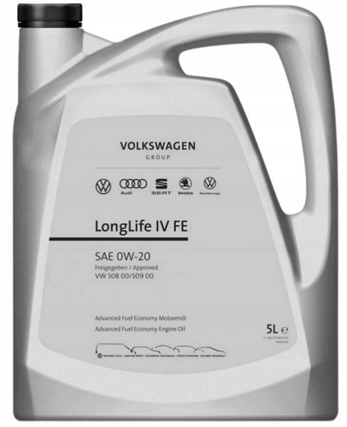 OLEJ VOLKSWAGEN 0W20 ORYGINALNY LONGLIFE IV FE 5L SYNTETYCZNY VAG OEM - Arena.pl