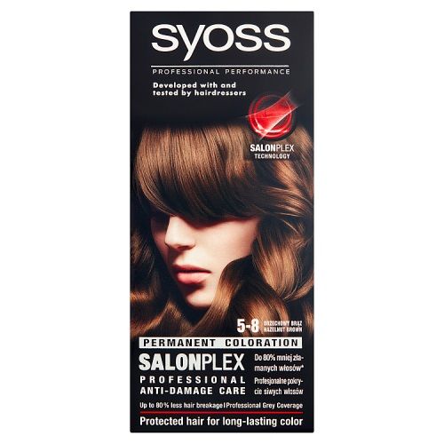 Syoss Permanent Coloration farba do włosów trwale koloryzująca 5_8 Orzechowy Brąz - Arena.pl