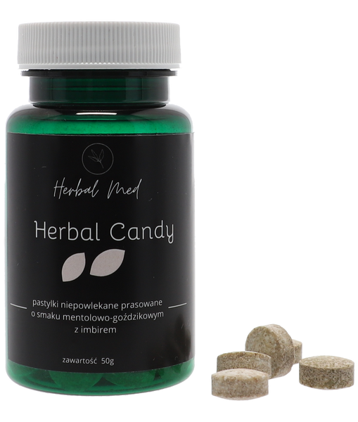 Herbal Candy pastylki mentolowo-goździkowe 50szt - Arena.pl