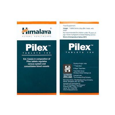 Himalaya Pilex 100 tabletek - Arena.pl