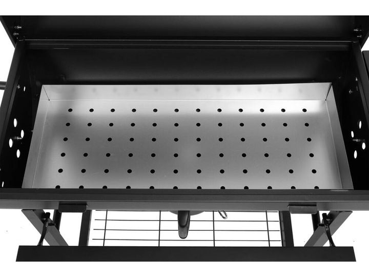 LUND GRILL WĘGLOWY BECZKA POKRYWA POPIELNIK OGRODOWY DUŻY 71X35CM DUŻY ...