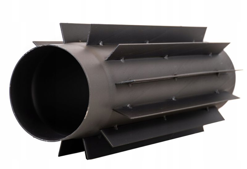 RADIATOR DO KOMINKA DO PIECA KOMINKOWY ŻEBROWANA RURA 120/50CM - Arena.pl