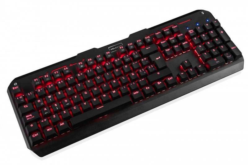 Przewodowa klawiatura mechaniczna VOLCANO HAMMER RGB (Czerwony ...