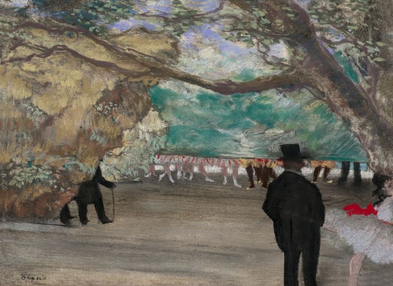 Kup The Curtain, Edgar Degas - plakat 50x40 cm na arena.pl i ciesz się ...