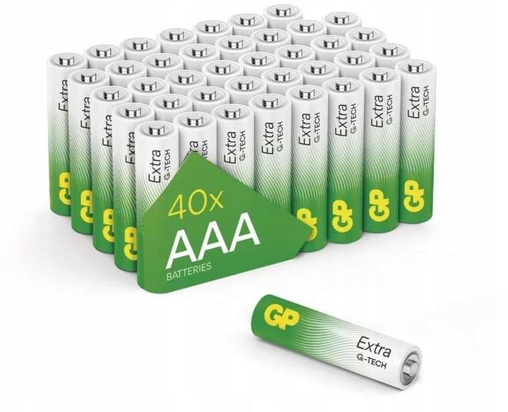 Kup BATERIE AAA R3 40 szt. GP Extra G-Tech alkaliczne na arena.pl i ...