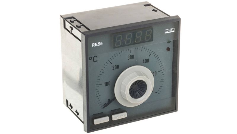 Regulator analogowy nastawa Fe-CuNi 0-600st.C regulator PID konfigurowane wyjście przekaźnikowe ...