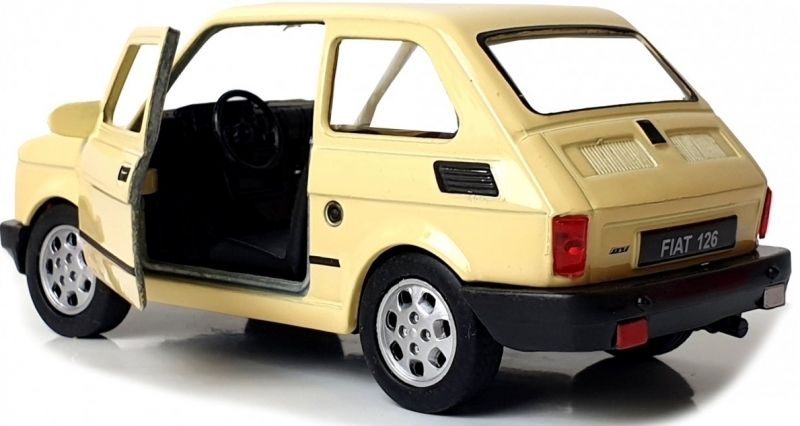 WELLY MALUCH FIAT 126P 1:34 SAMOCHÓD KOLEKCJONERSKI beż - Arena.pl