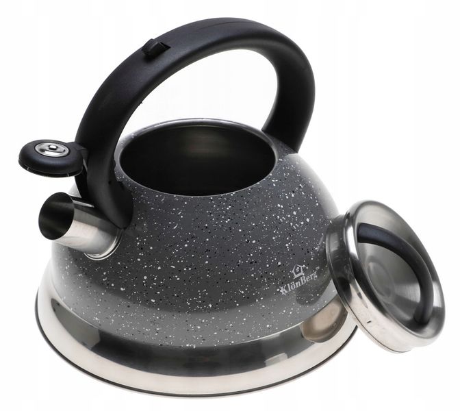 CZAJNIK Stalowy MARMURKOWY 3l z Gwizdkiem INDUKCJA Gaz 1011 - Arena.pl