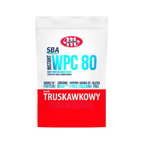 Mlekovita SBA WPC 80 Instant 700g truskawka - Arena.pl