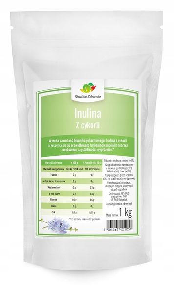 INULINA Z CYKORII naturalny PREBIOTYK błonnik 1kg - Arena.pl