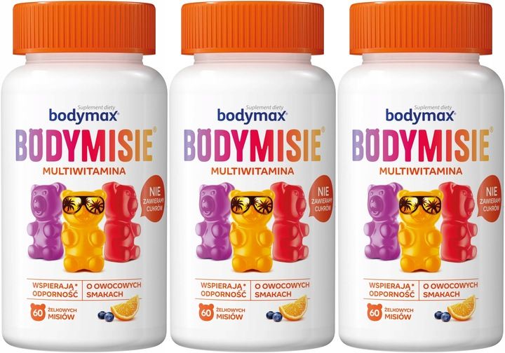 Bodymax Bodymisie żelki owocowe 60 sztuk - Arena.pl