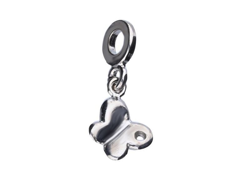 Kup Rodowany srebrny wiszący charms do pandora motyl motylek butterfly ...