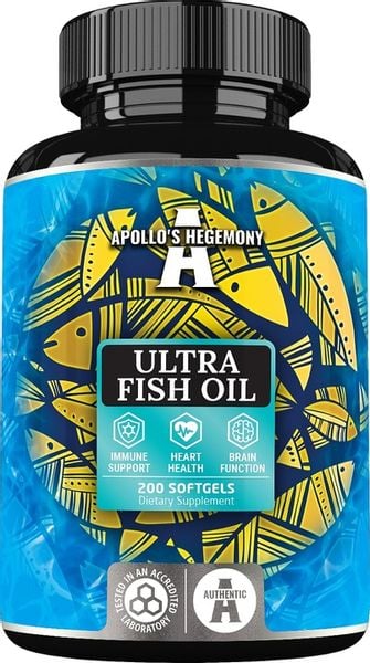 Kup APOLLO'S HEGEMONY Ultra Fish Oil 200 softgels EPA DHA omega-3 na ...