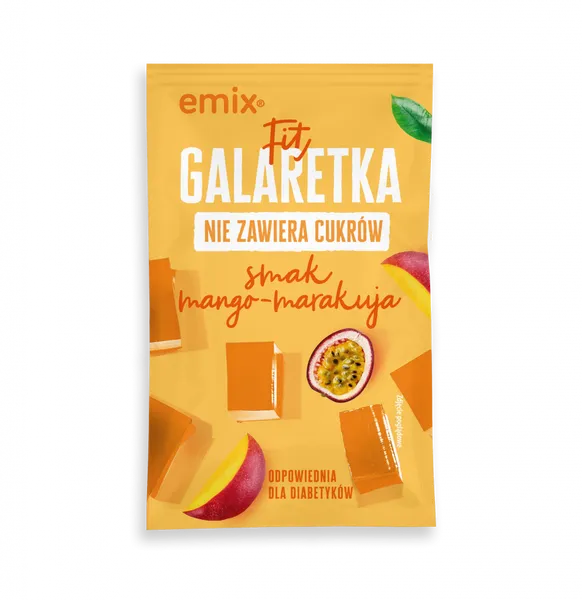 Emix Fit Galaretka bez cukru o smaku mango-marakuja 25 g - Arena.pl