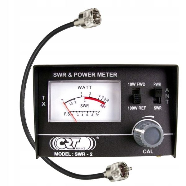 REFLEKTOMETR MIERNIK Anteny CRT SWR-2 +KABEL ZESTAW - Arena.pl