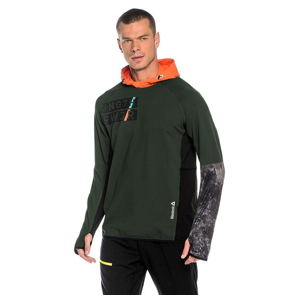 Kup Bluza Reebok DT Stretch OTH męska sportowa do biegania z kapturem S ...