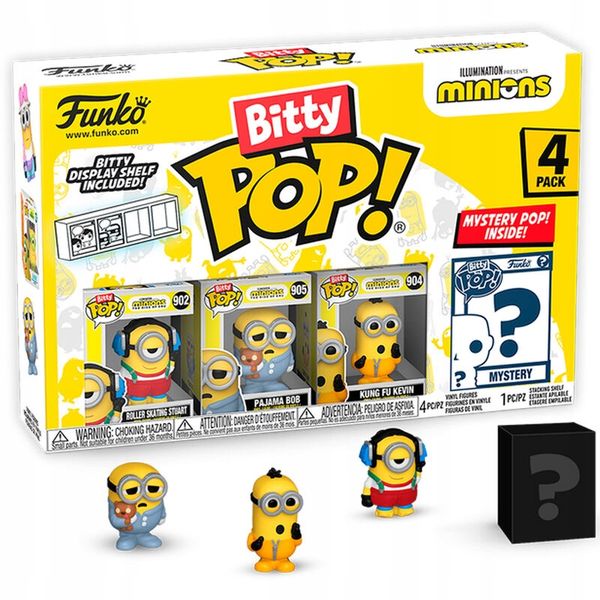 Kup Funko Bitty POP! Minions Stuart Pajama 2cm 4pak na arena.pl i ciesz ...