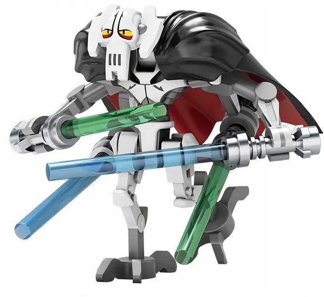 Figurka Generał Grievous Griwers Peleryna STAR WARS Klocki Minifigurka ...