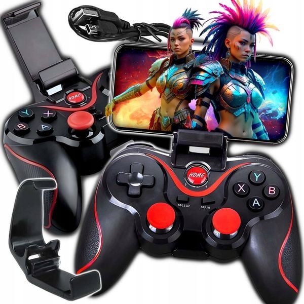 Kup Gamepad kontroler BEZPRZEWODOWY pad do telefonu ANDROID iOS TV box ...