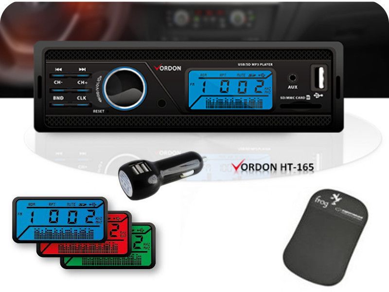 Radio Samochodowe Vordon HT-165S USB MP3 - Arena.pl