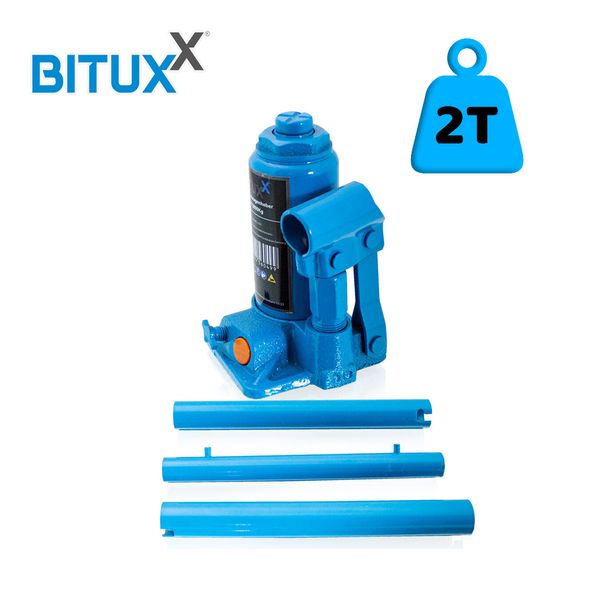 Kup 18864 SIŁOWNIK PODNOŚNIK HYDRAULICZNY CYLINDROWY DO 2T BITUXX ...