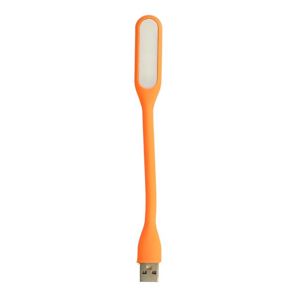 Lampka Mini LED Silikonowa USB Pomarańczowa - Arena.pl
