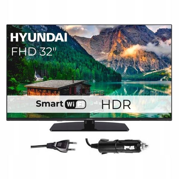 Telewizor SMART TV HYUNDAI 32 cale FULL HD WiFi HDR APLIKACJE Netflix 12V - Arena.pl