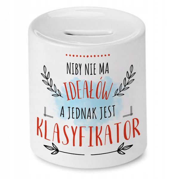 Skarbonka Dla Klasyfikatora Na Urodziny Na Prezent Z Nadrukiem Ze ...