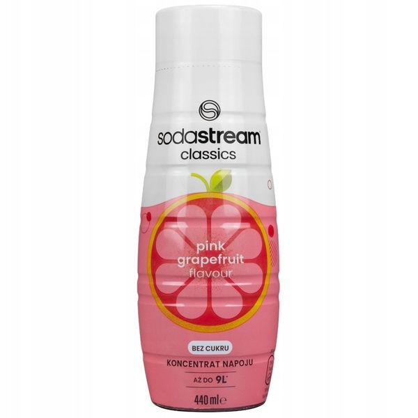SYROP SODASTREAM PINK GRAPEFRUIT GREJPFRUT BEZ CUKRU KONCENTRAT 440ml ...