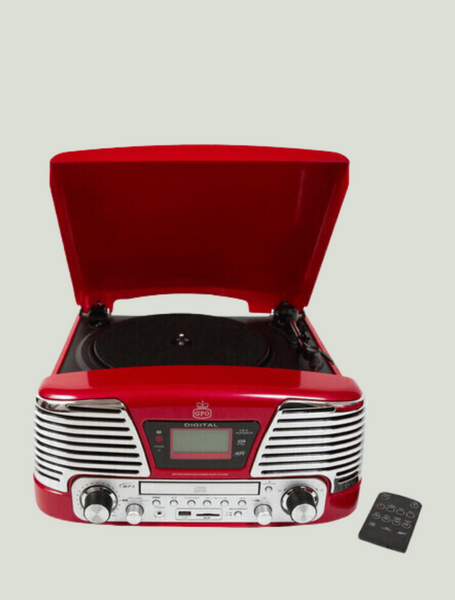 Kup Gramofon GPO Retro Memphis Czerwony na arena.pl i ciesz się niską ceną