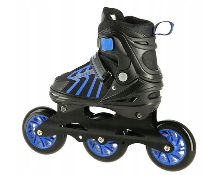 ROLKI NILS ABEC-9 100mm rozm. 34-38 SZYBKIE DUŻE KOŁA - Arena.pl