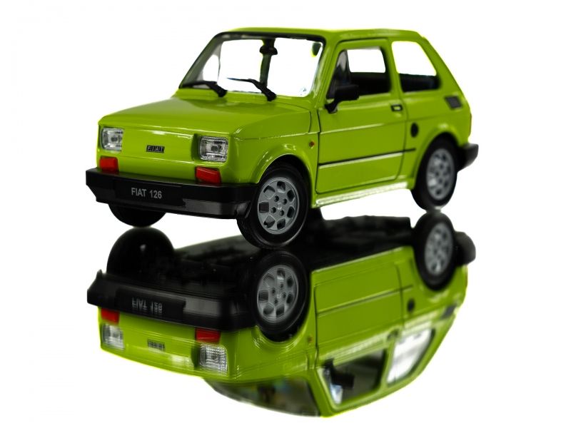 WELLY MALUCH FIAT 126P 1:21 SAMOCHÓD KOLEKCJONERSKI jas ziel - Arena.pl