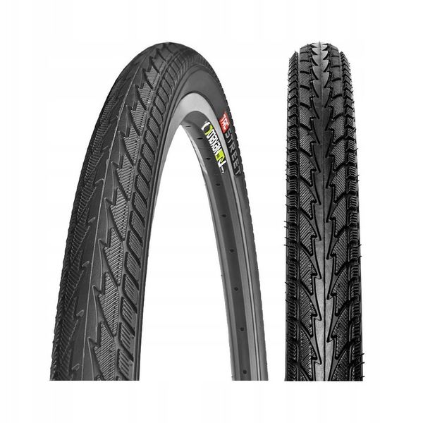 Opona rowerowa 24 do roweru 24x1.75 47-507 opony rowerowe 24 nowa mocna ...