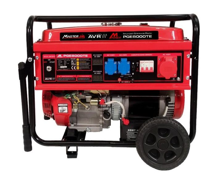 MASTERCUT PGE8000TE AGREGAT PRĄDOTWÓRCZY GENERATOR PRĄDU 6,5KW 230/400V 18KM ESTART - Arena.pl