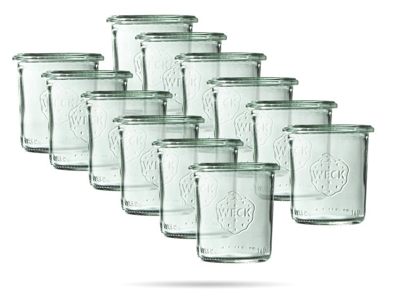 Mini słoik prosty 140 ml 12 sztuk WECK - Arena.pl